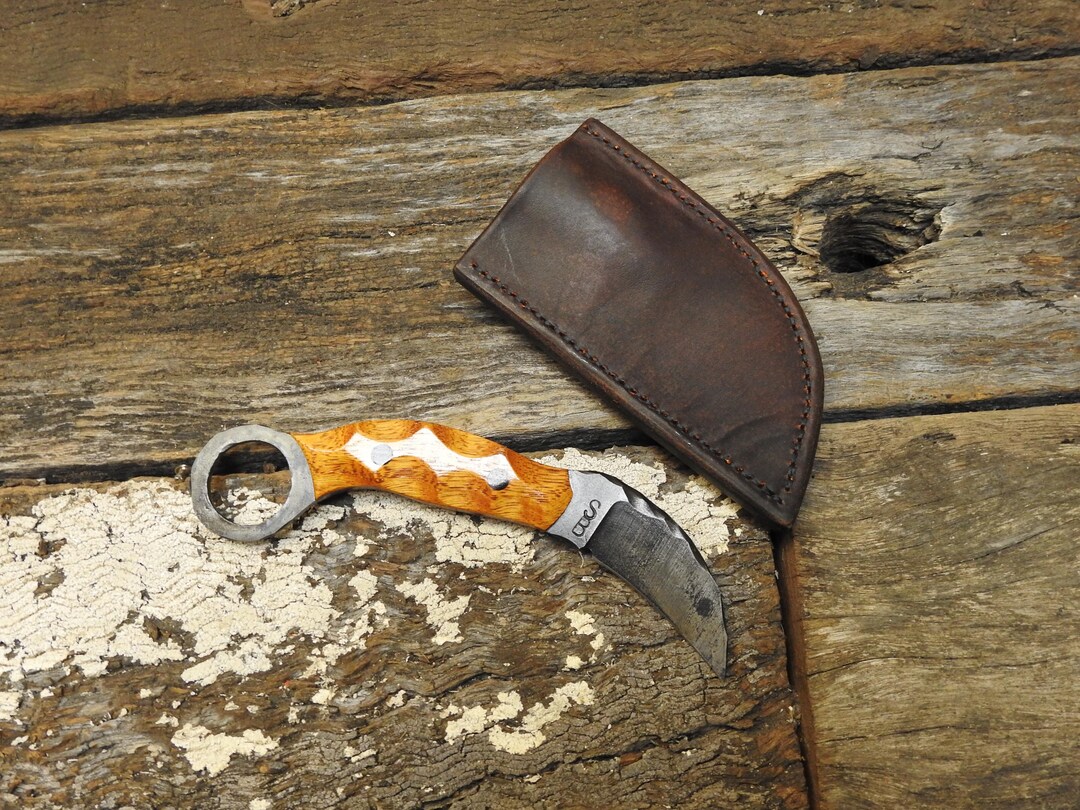 Karambit. Handmade Knife, Rustic Billhook Blade. - Etsy