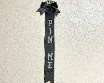 Cheer Pin Me Ribbon Pin Me Strap Cheer Team Gifts Cheer Pins Pin Me Bow ...