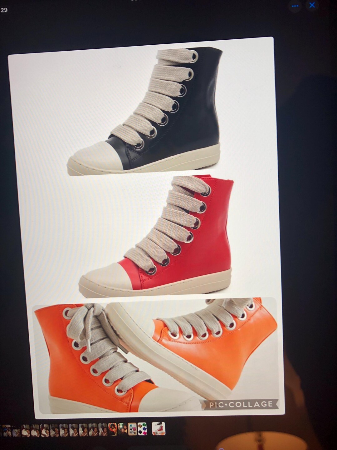 Rick Owens Style, Thick Shoe Laces High Top Sneaker Trend Rockstar ...