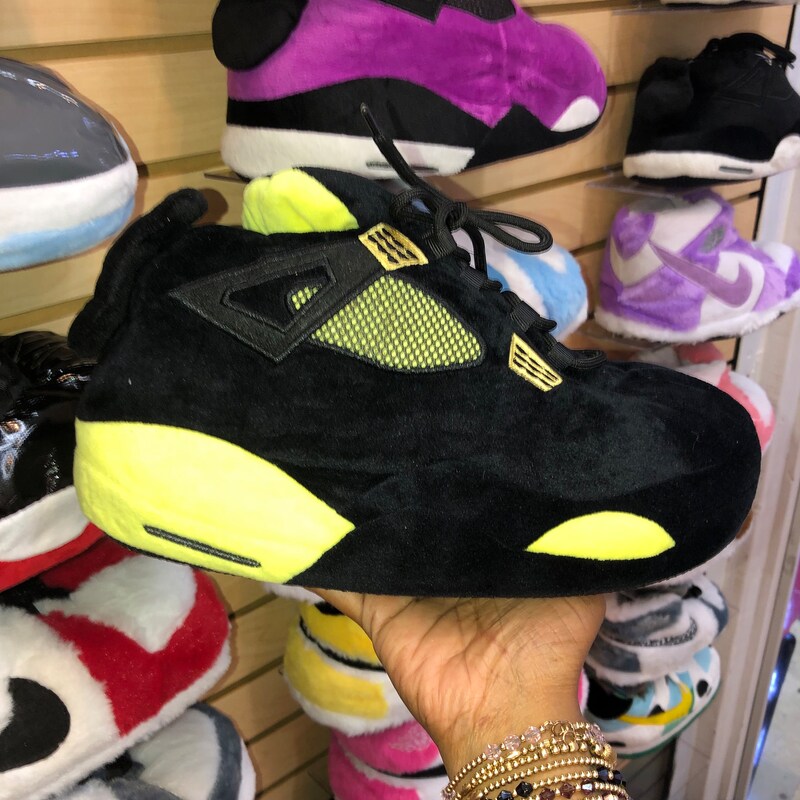 Plush Jordan Slippers - Etsy