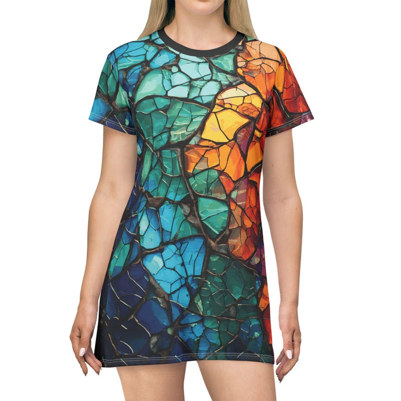 Stained Glass Inspired Dress - Etsy