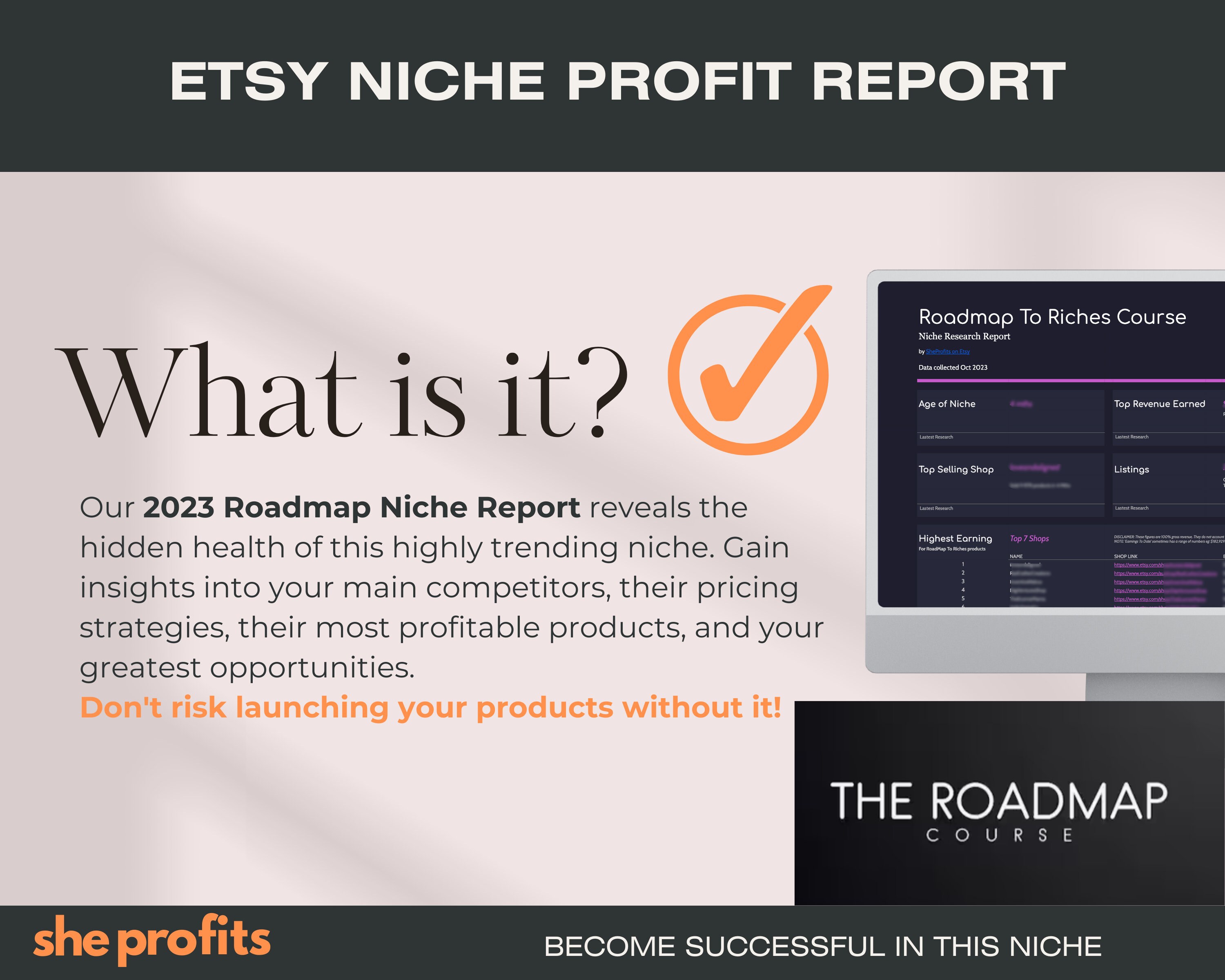 Roadmap Course Competitor Research Done for You, Digital Marketing Guide, Master Resell Rights ...