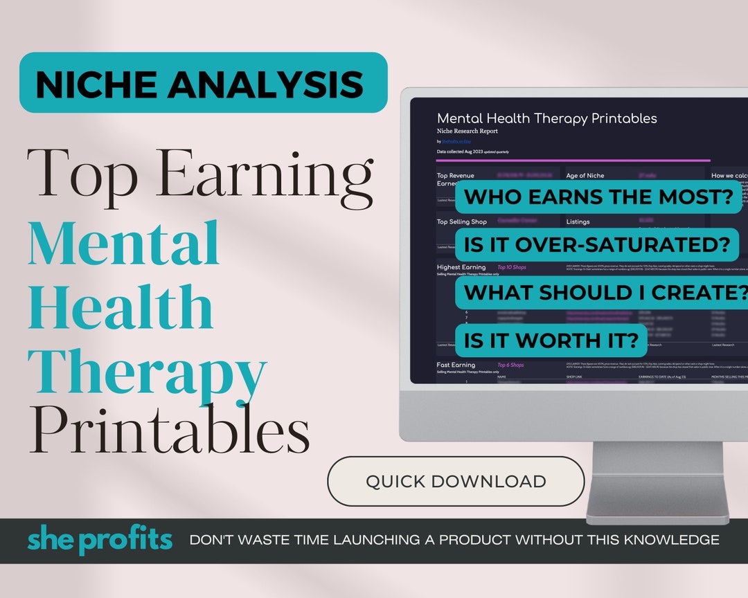 Mental Health Therapy Printable Competitor Research Done for You ...