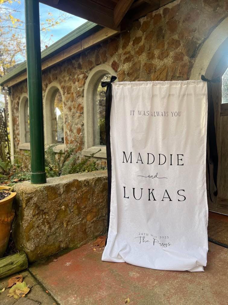 Fabric Signage - Etsy