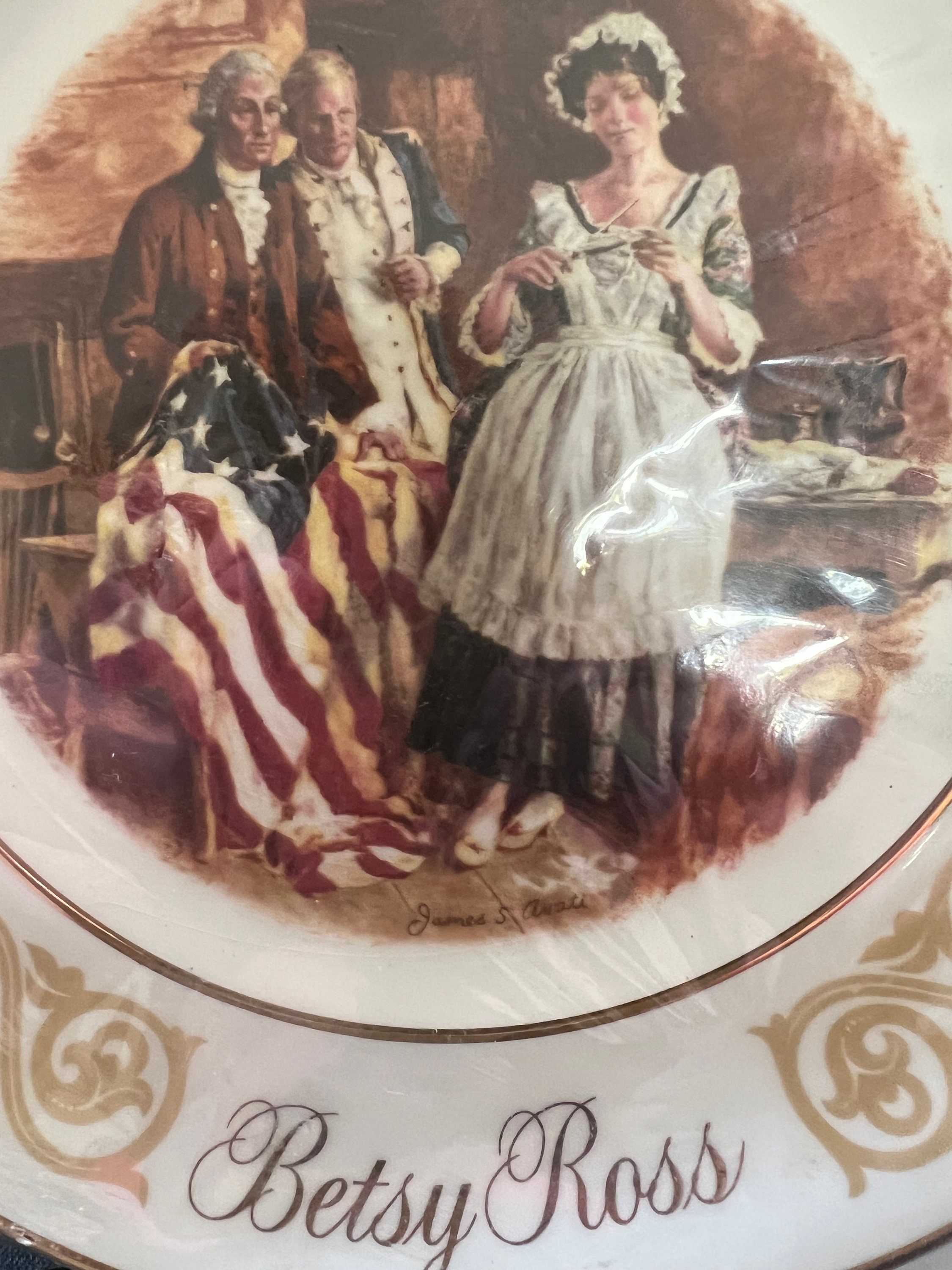Avon Betsy Ross Plate - Etsy