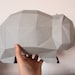 Cute Wombat and Cube Poop Papercraft Template, DIY Australian Animal ...