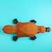 Platypus 3d Model Papercraft Template, Cute Australian Animal Origami ...