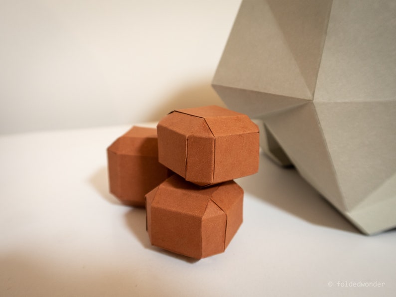 Cute Wombat and Cube Poop Papercraft Template DIY Australian - Etsy ...