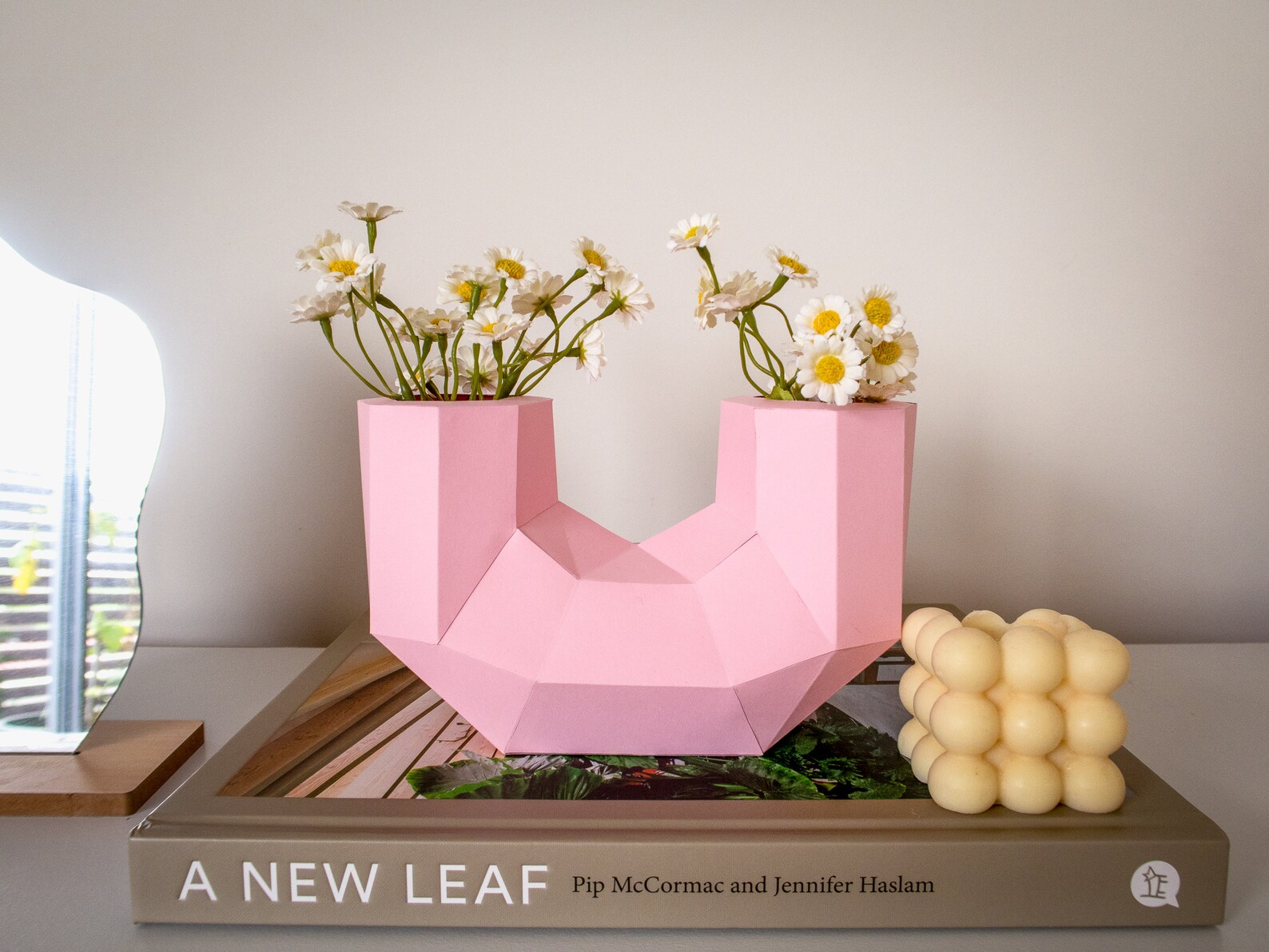 Double Opening Vase Papercraft Set, DIY Flower Vase 3D Puzzle, Stunning ...