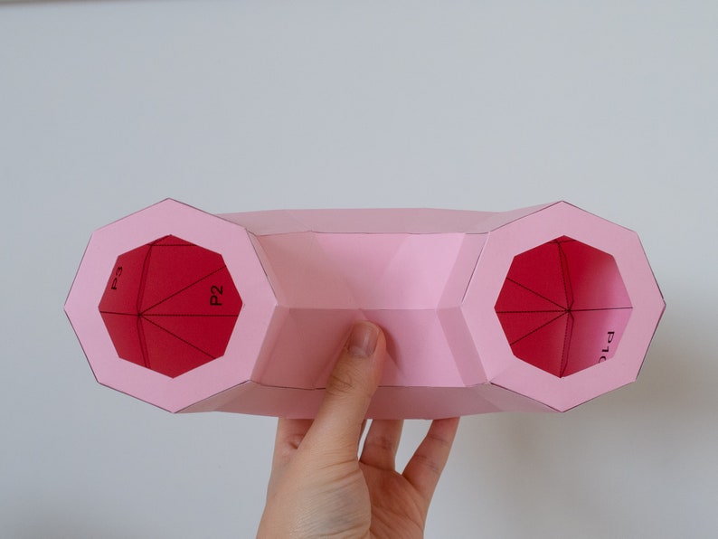 Double Opening Vase Papercraft Set, DIY Flower Vase 3D Puzzle, Stunning ...