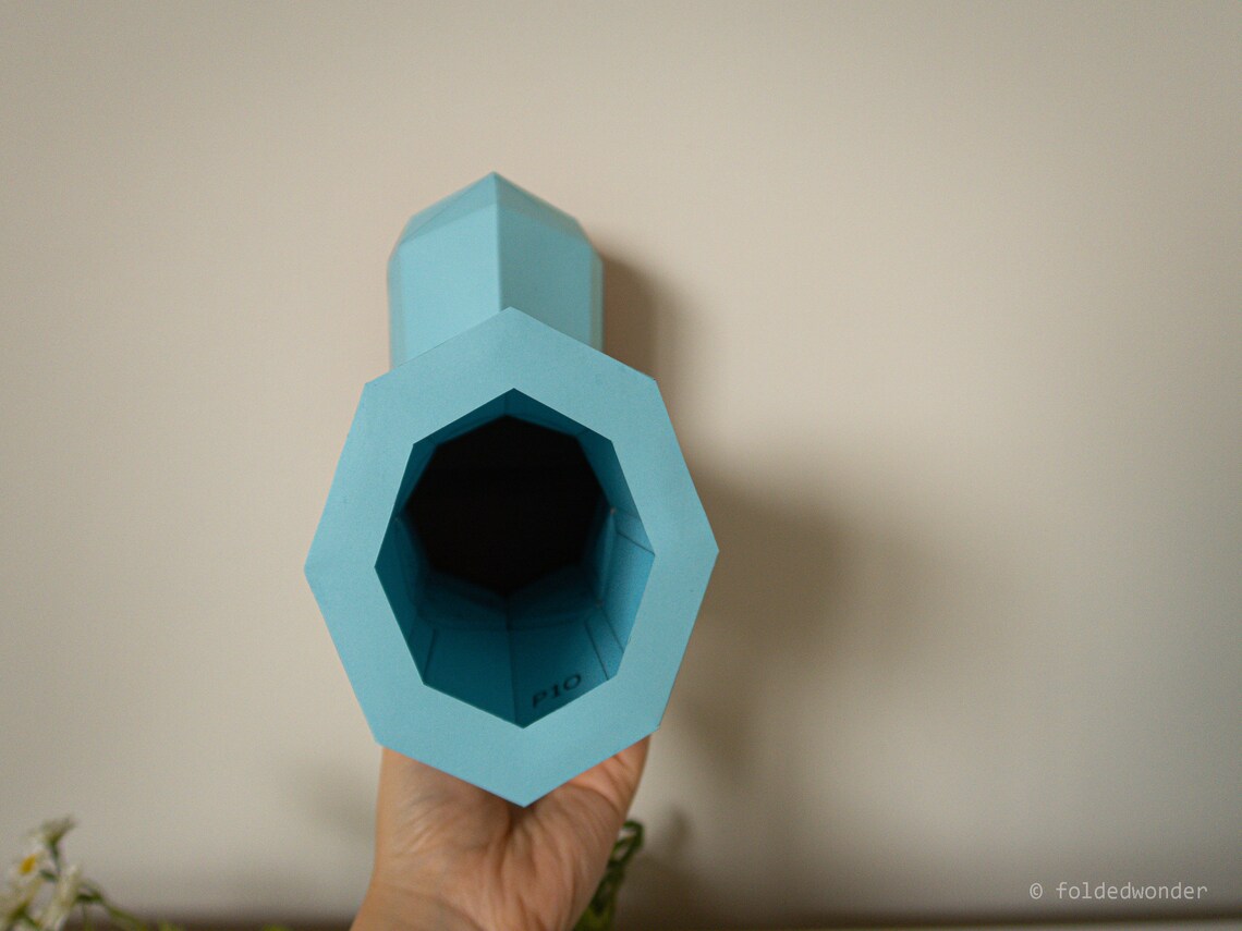 Papercraft Rainboot Vase, Unique Dry and Artificial Flower Vase ...