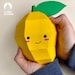Adorable 3D Mango Set, Papercraft Template, DIY Fruit Origami, Digital ...