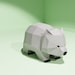 Cute Wombat and Cube Poop Papercraft Template, DIY Australian Animal ...