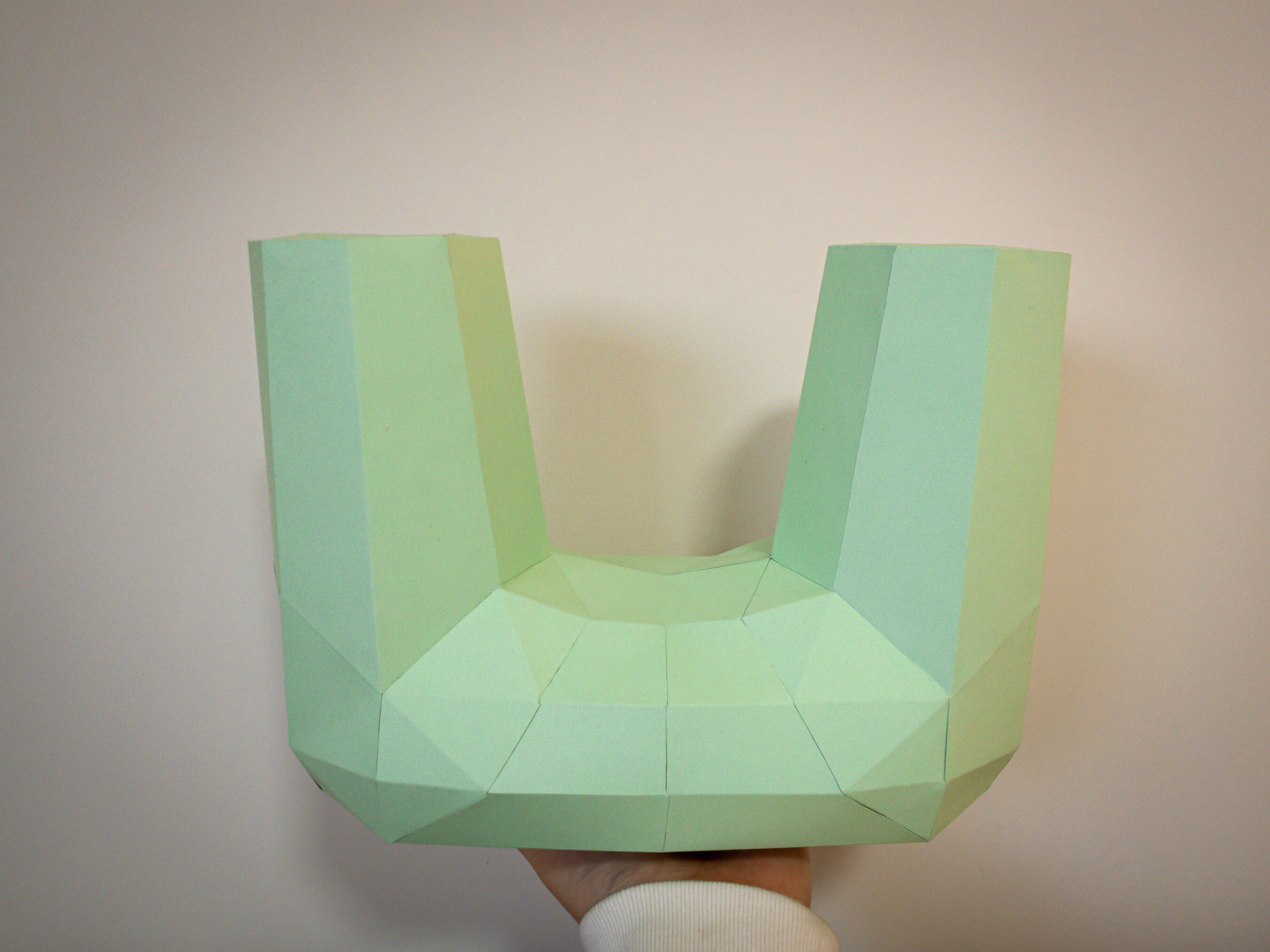 Double Opening Vase Papercraft Set, DIY Flower Vase 3D Puzzle, Stunning ...