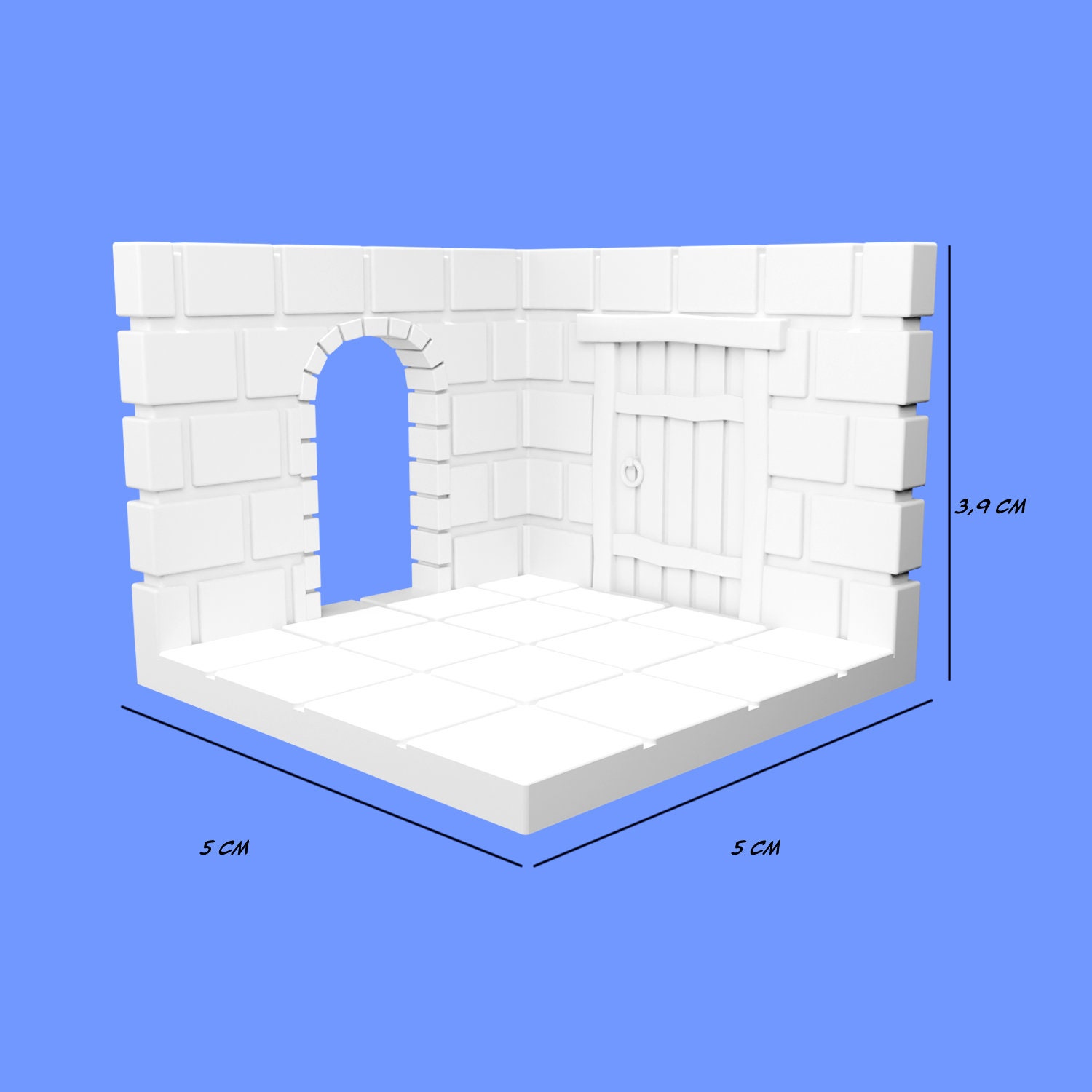Stl File for Print, Rpg Dungeon Modular Map Tiles, Game Accessories - Etsy