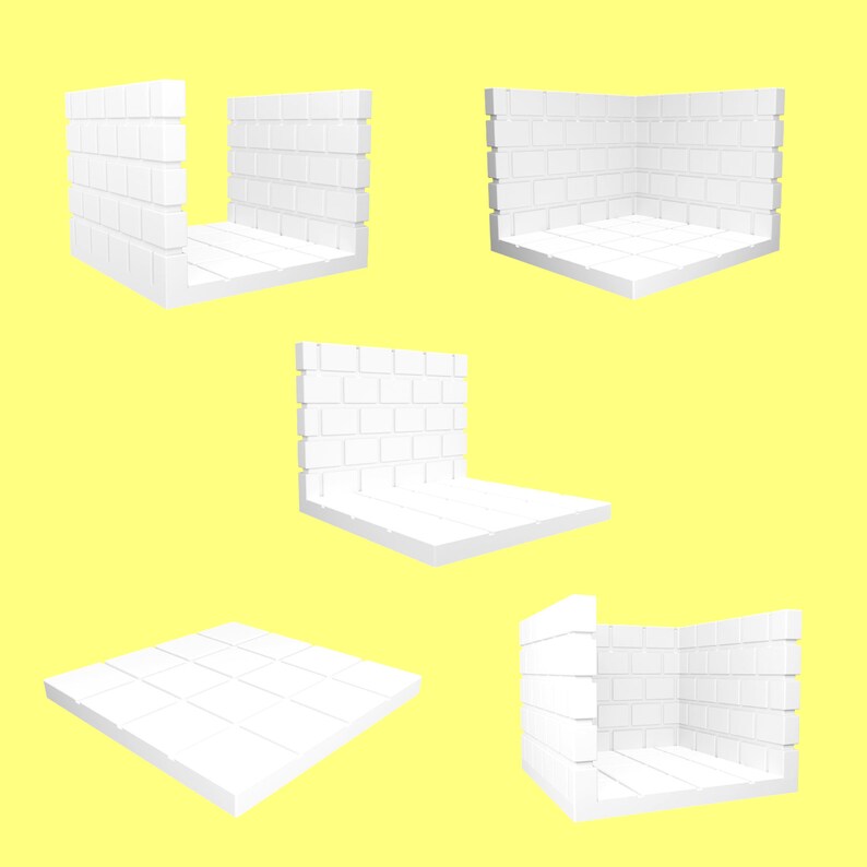 Stl File for Print, Rpg Dungeon Modular Map Tiles, Game Accessories - Etsy