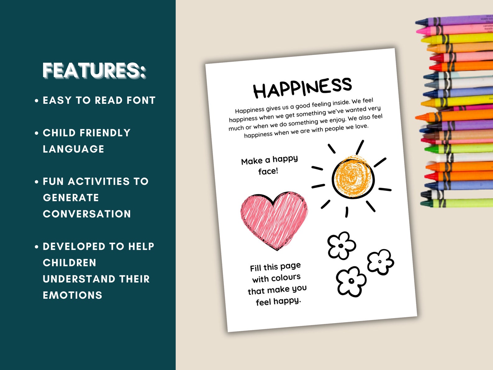 Exploring Emotions Workbook for Kids, Social Emotional Learning ...