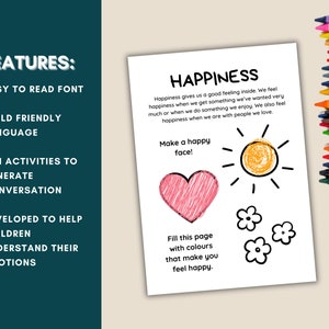 Exploring Emotions Workbook for Kids, Social Emotional Learning ...