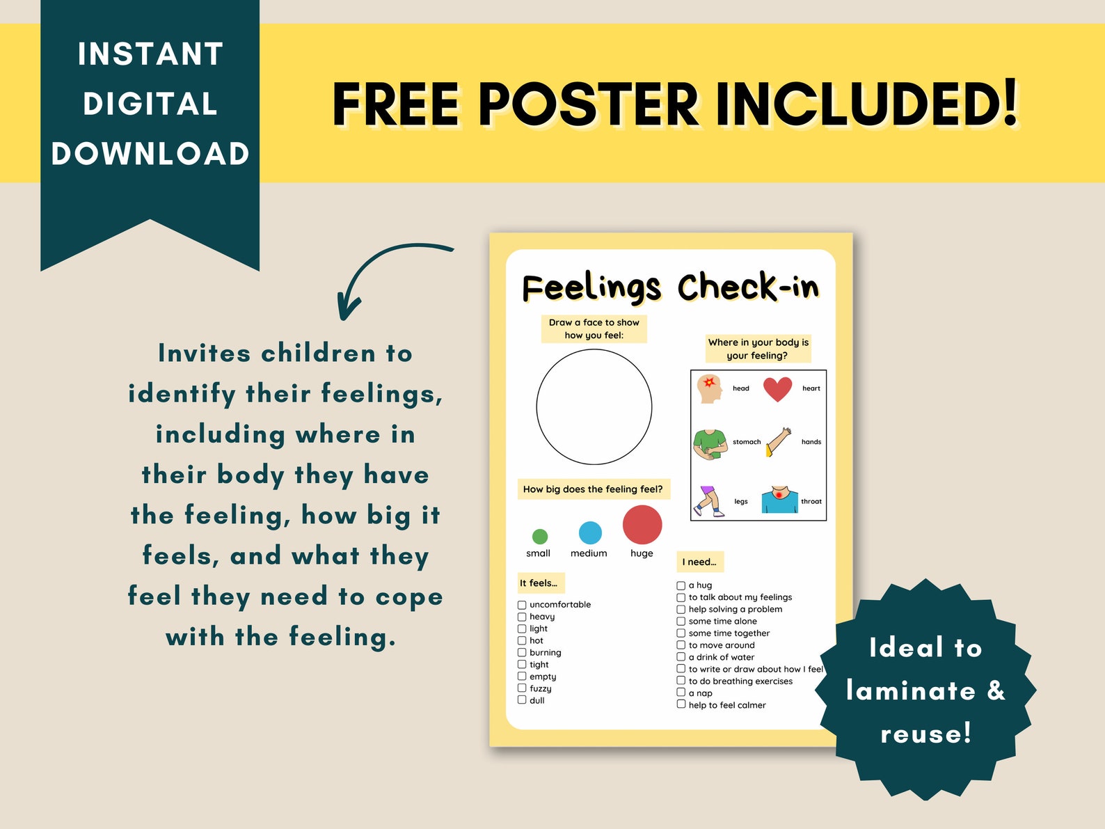 Exploring Emotions Workbook for Kids, Social Emotional Learning ...