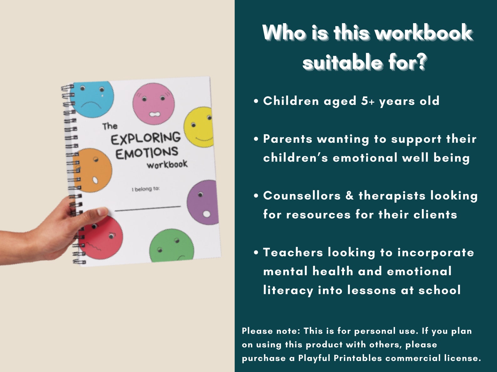 Exploring Emotions Workbook for Kids, Social Emotional Learning ...