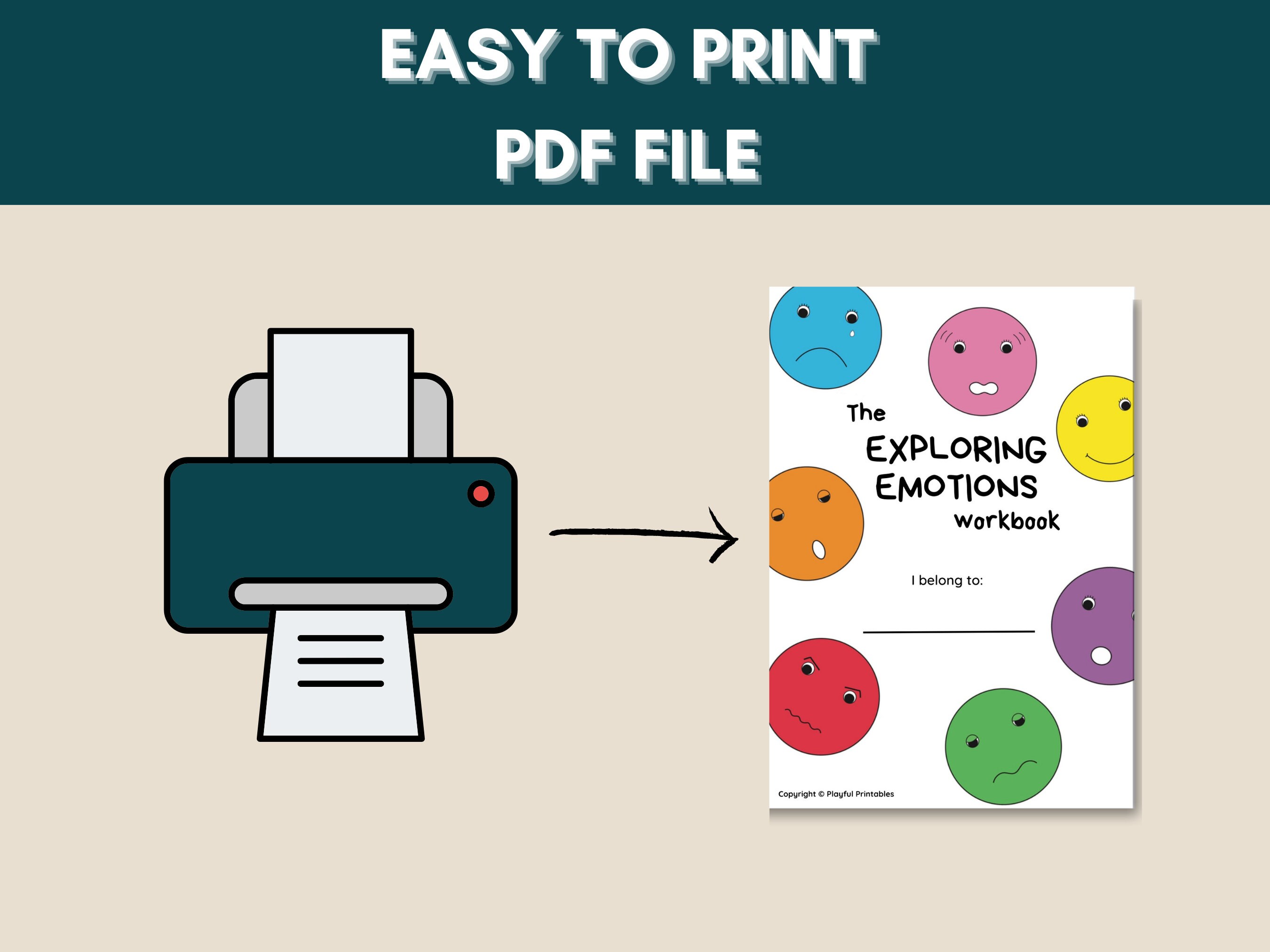 Exploring Emotions Workbook for Kids, Social Emotional Learning ...