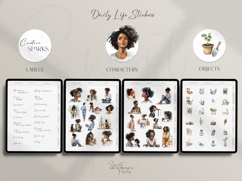 Black Girl Life Planner 2024 Planner Black Girl Planner Digital Planner ...