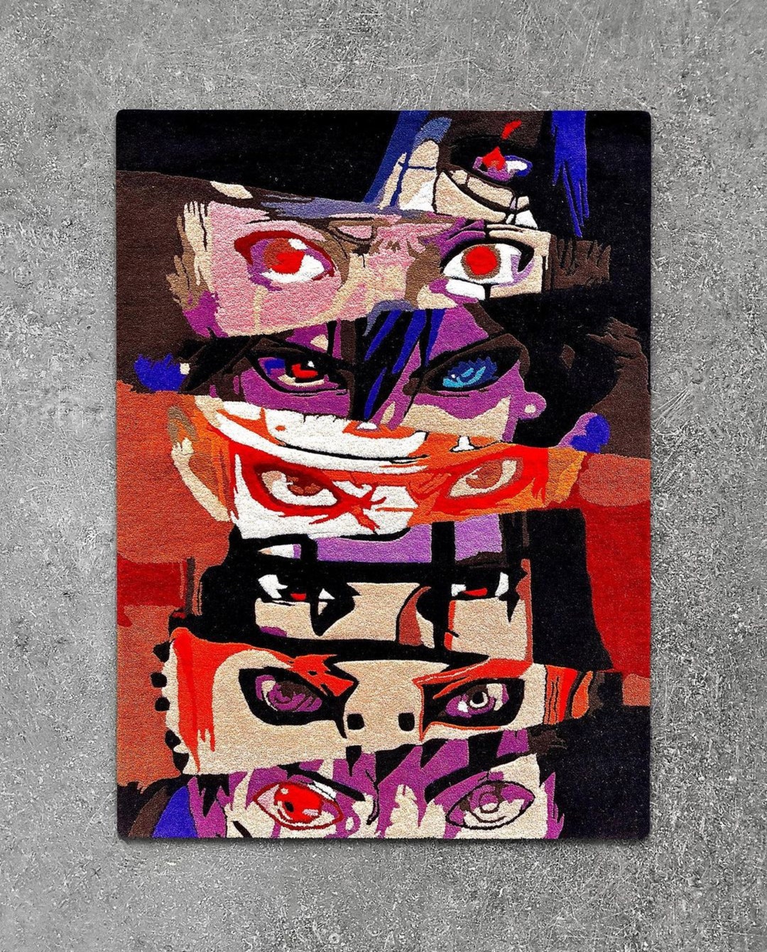 Naruto Custom Tufted Rugs, Designer Rugs, Anime Rug, Customized Shape ...