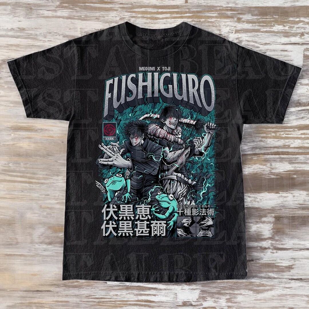 Megumi Fushiguro & Toji Shirt, Jujutsu Kaisen Sweatshirt, Anime Fan ...