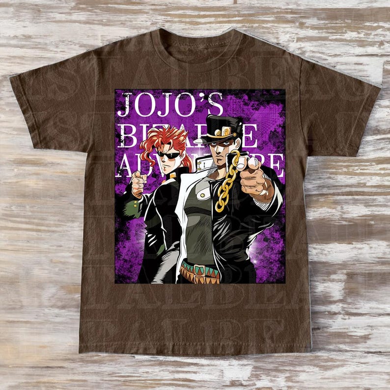 Jojo’s Bizarre Adventure Shirt, Jotaro Kujo T-shirt, Noriaki Kakyoin ...