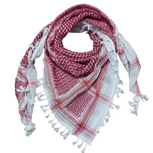 Dark Red Keffiyeh Palestine Scarf, the Original Keffiyeh Made in ...