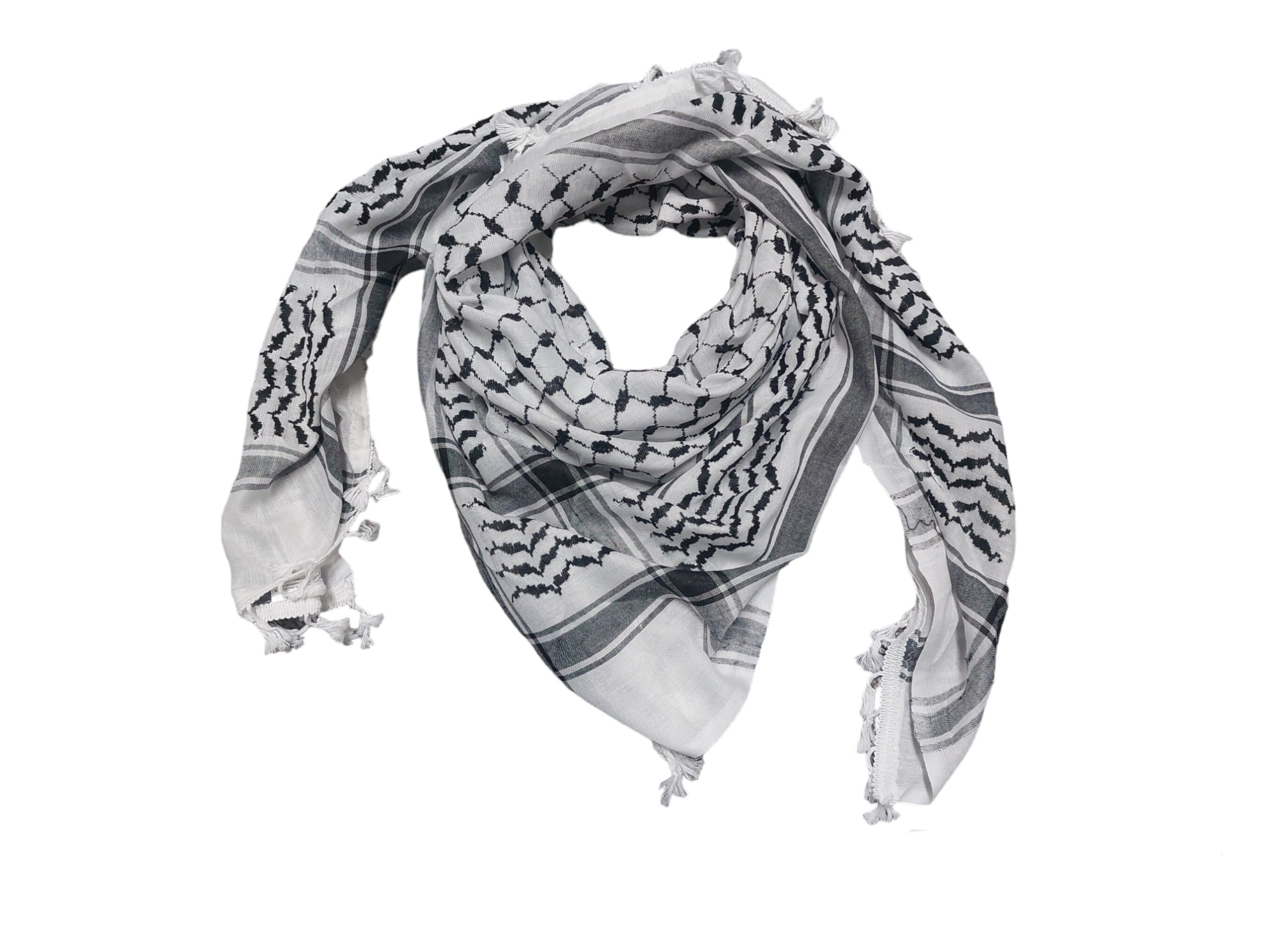 3 Black and White Keffiyeh Palestine Scarf, the Original Keffiyeh Made ...