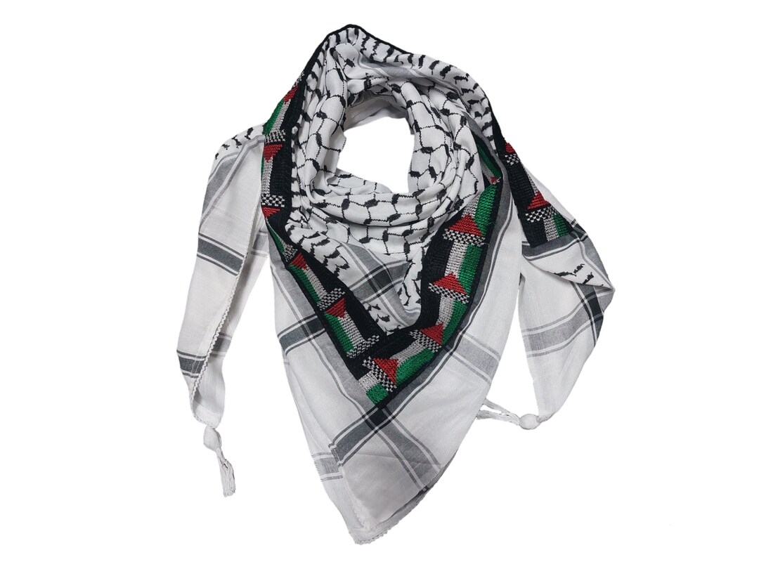 The Original Keffiyeh Flag Tatreez Embroidery, Made in Palestine ...