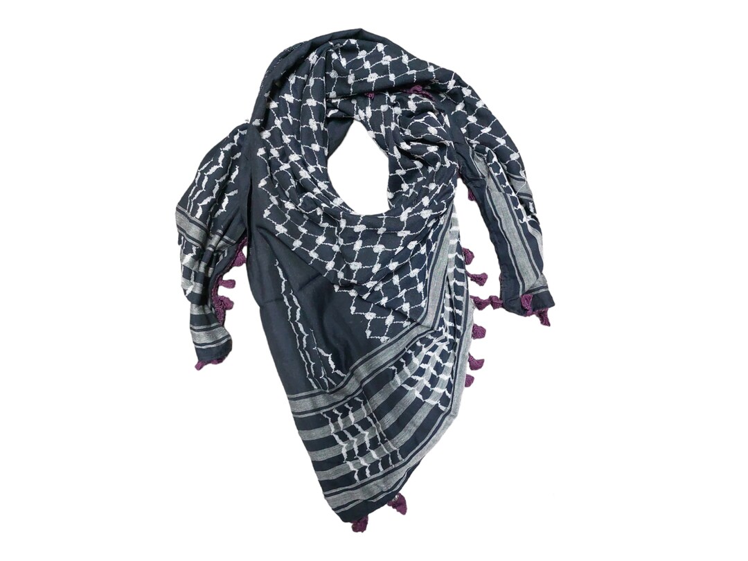 Shemagh Keffiyeh Arab Scarf Original Made in Palestine Kufiya Multi ...