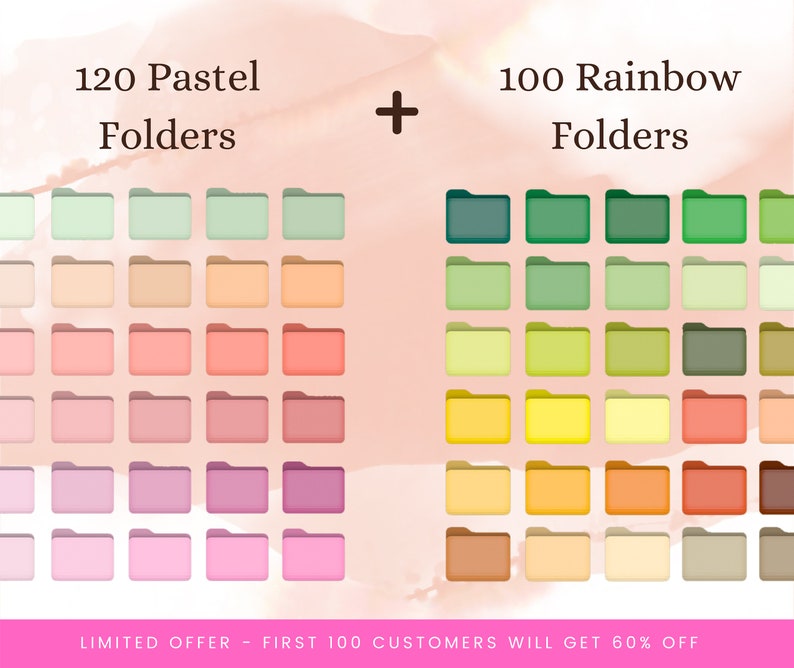 2023 230 Mac Pastel/rainbow Desktop Organizer Wallpaper Background ...