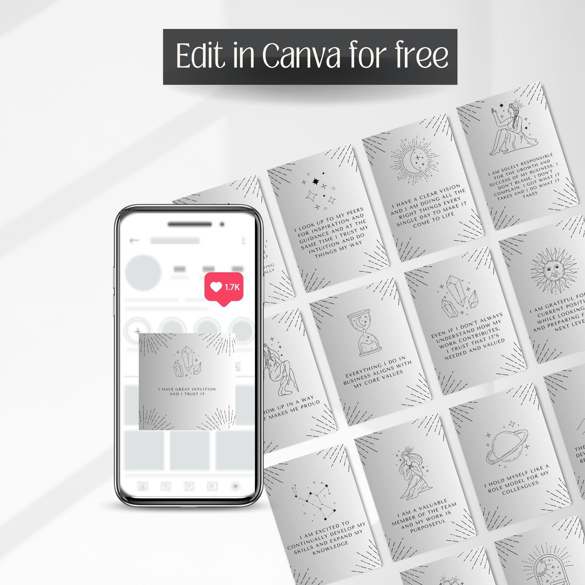 115 Motivational Cards | Gift for Entrepreneurs| Positive Affirmations ...