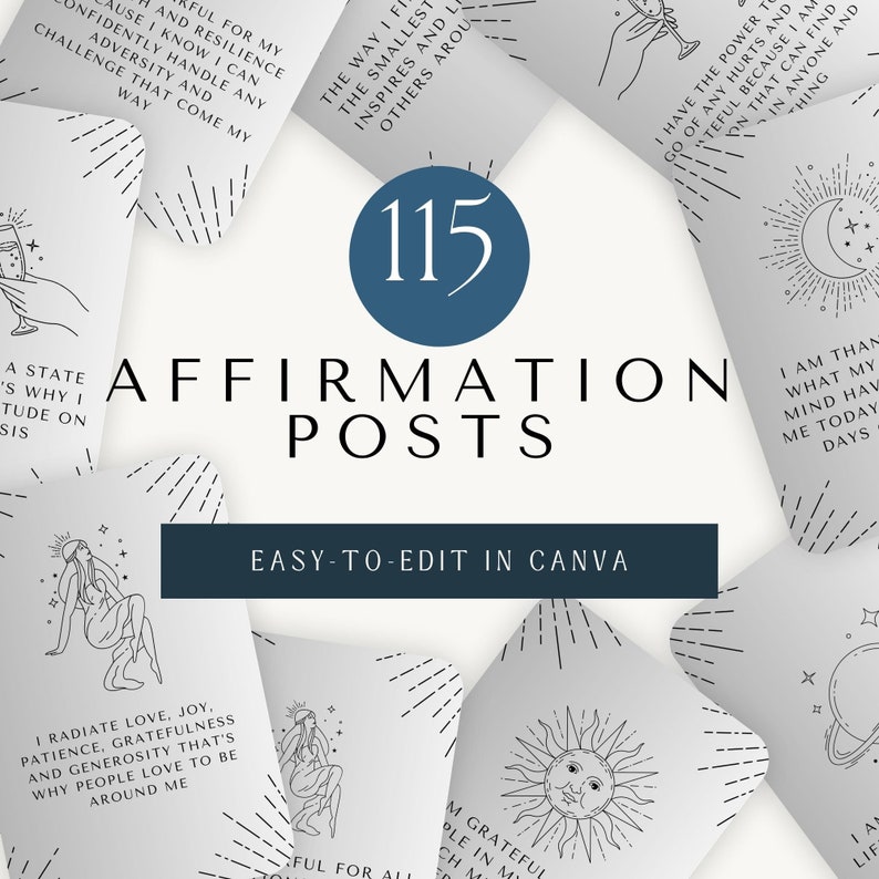 115 Motivational Cards | Gift for Entrepreneurs| Positive Affirmations ...