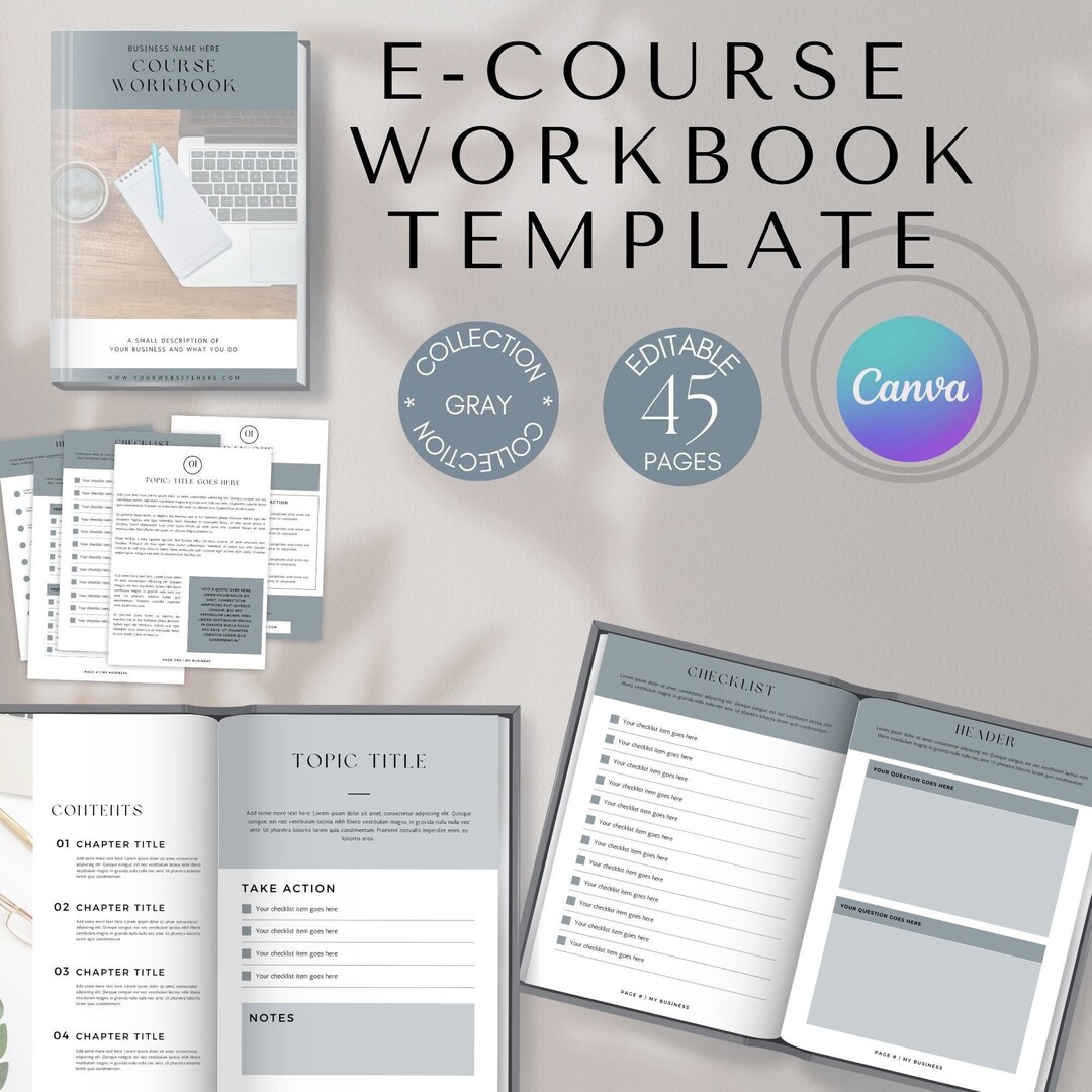 Pre-designed Done for You Canva Workbook Templates INSTANT ACCESS Brand ...