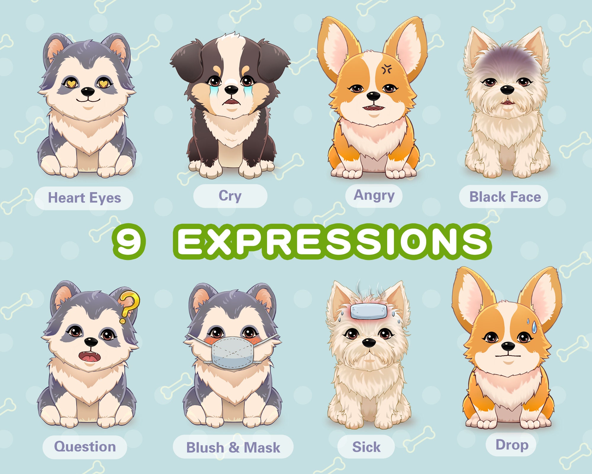 Dog Vtuber -fully Rigged! (style A) - Etsy