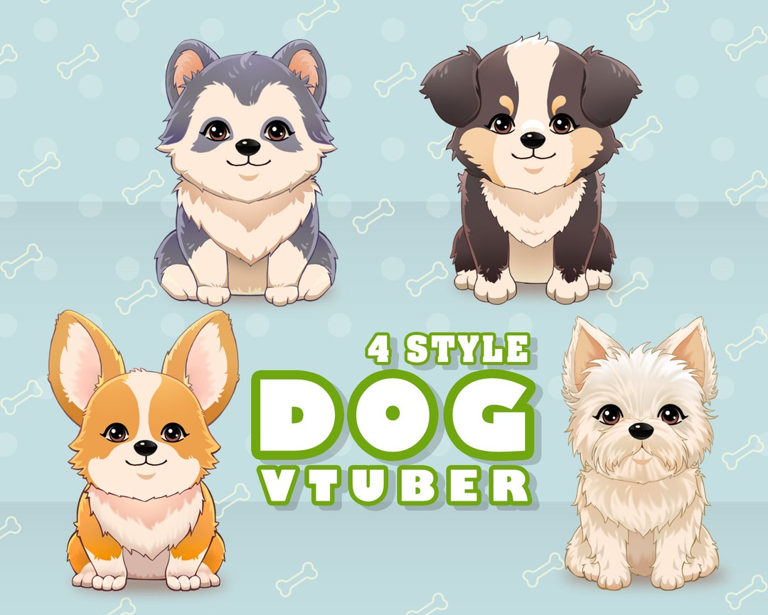 Dog Vtuber -fully Rigged! (style A) - Etsy