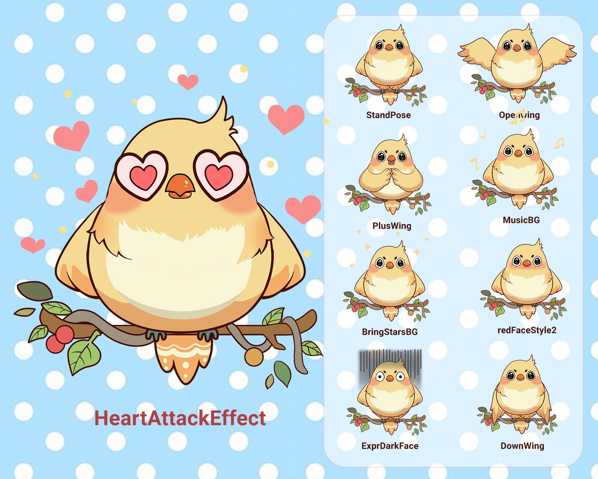 Bird Vtuber -fully Rigged! - Etsy