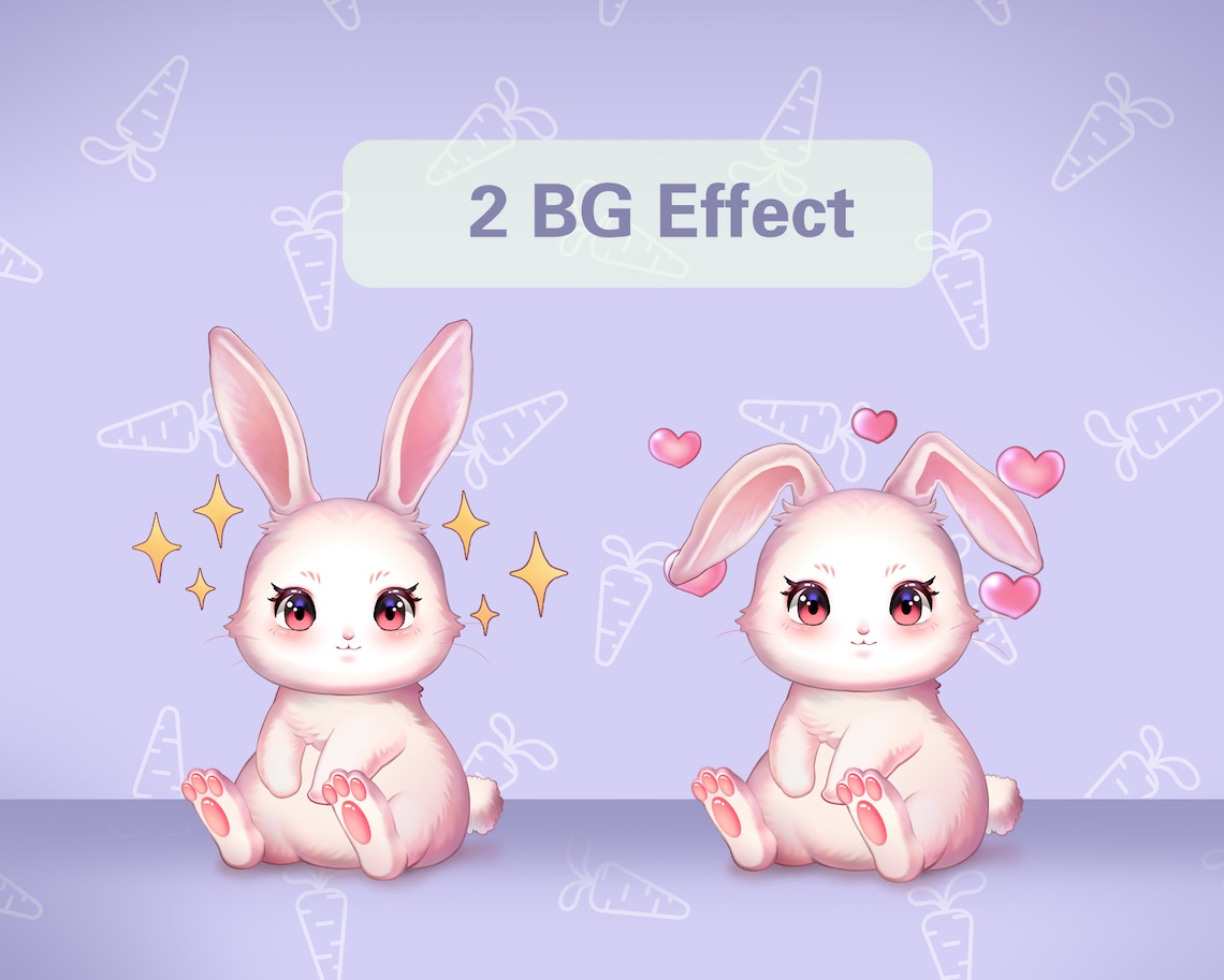 Rabbit Vtuber Avatar-fully Rigged - Etsy