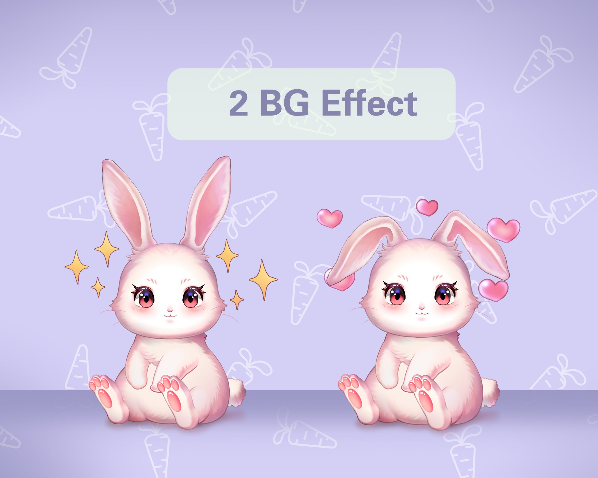 Rabbit Vtuber Avatar-fully Rigged - Etsy