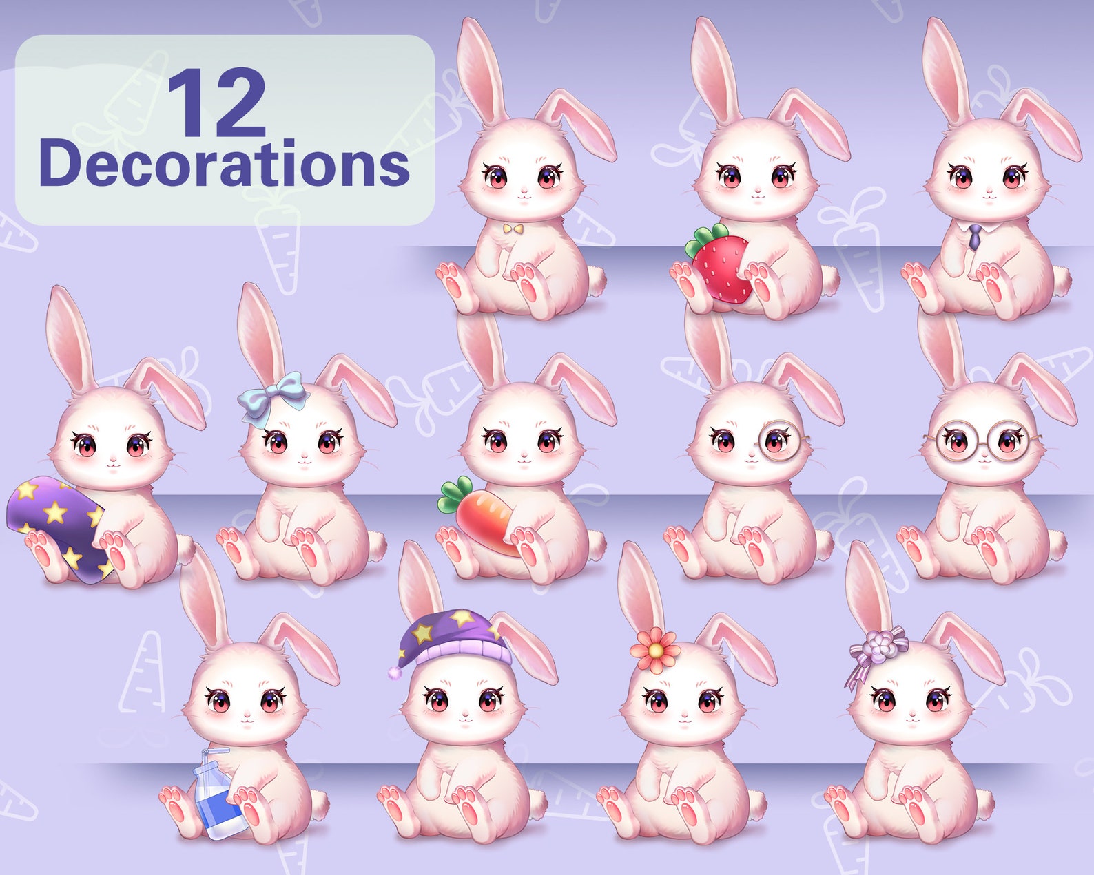 Rabbit Vtuber Avatar-fully Rigged! - Etsy