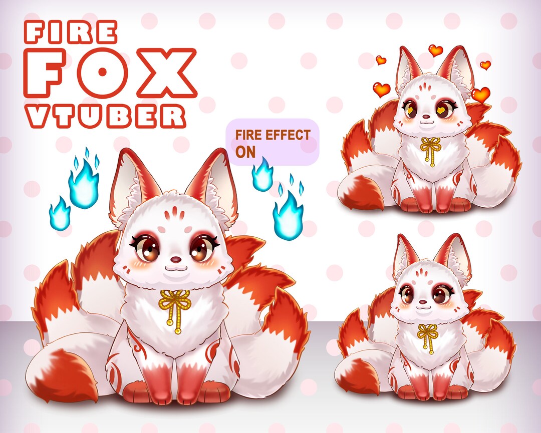 FOX Vtuber fully Rigged style B - Etsy