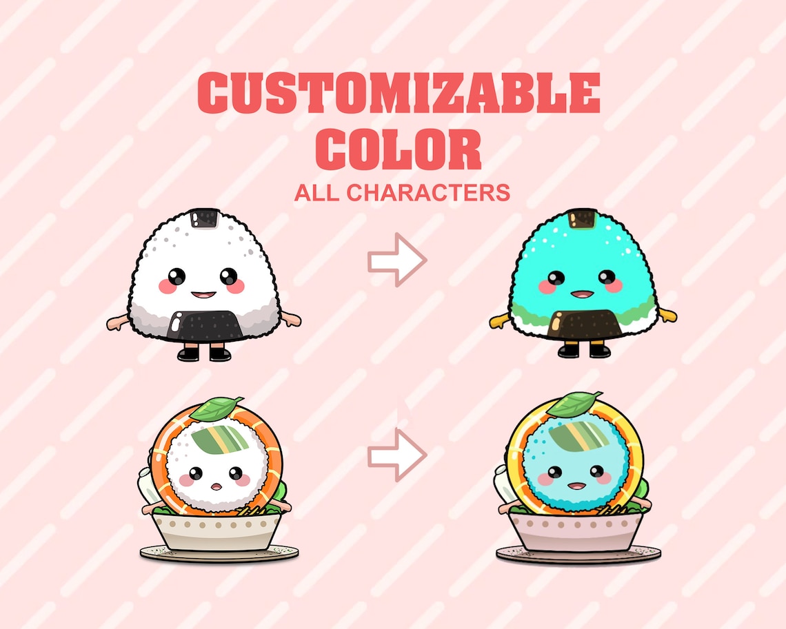 JP Food Vtuber Model - Fully Rigged! - Etsy Australia