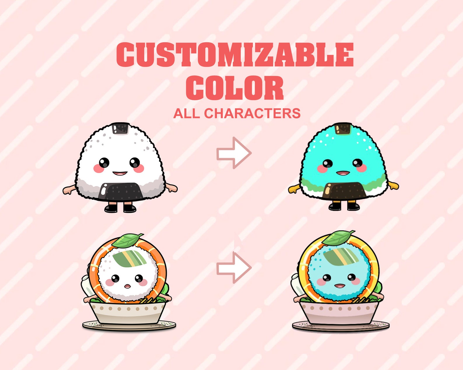JP Food Vtuber Model - Fully Rigged! - Etsy
