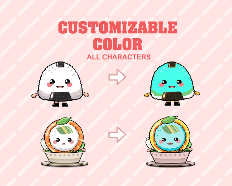 JP Food Vtuber Model - Fully Rigged! - Etsy