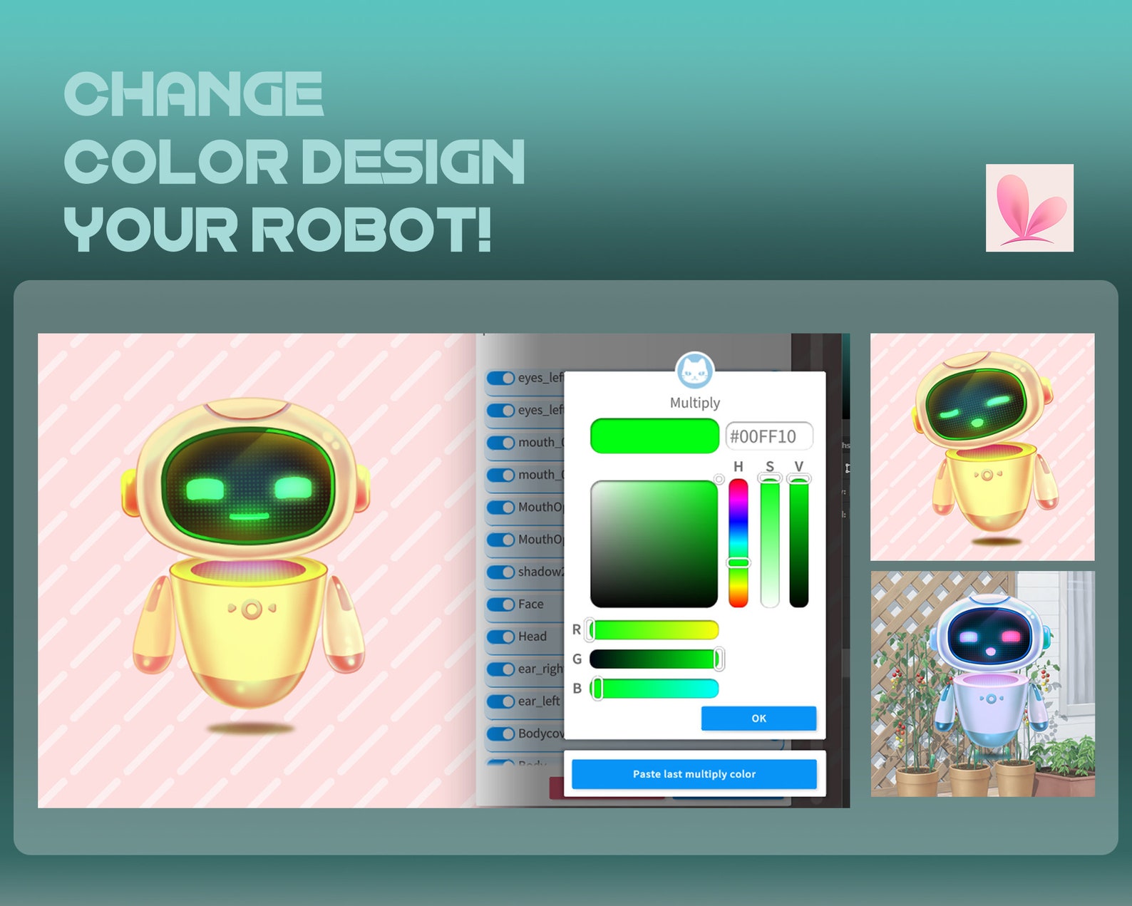 Robot Vtuber fully Rigged style A - Etsy