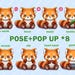 Ailurus Red Panda Vtuber: Fully Rigged Live2d Model - Etsy