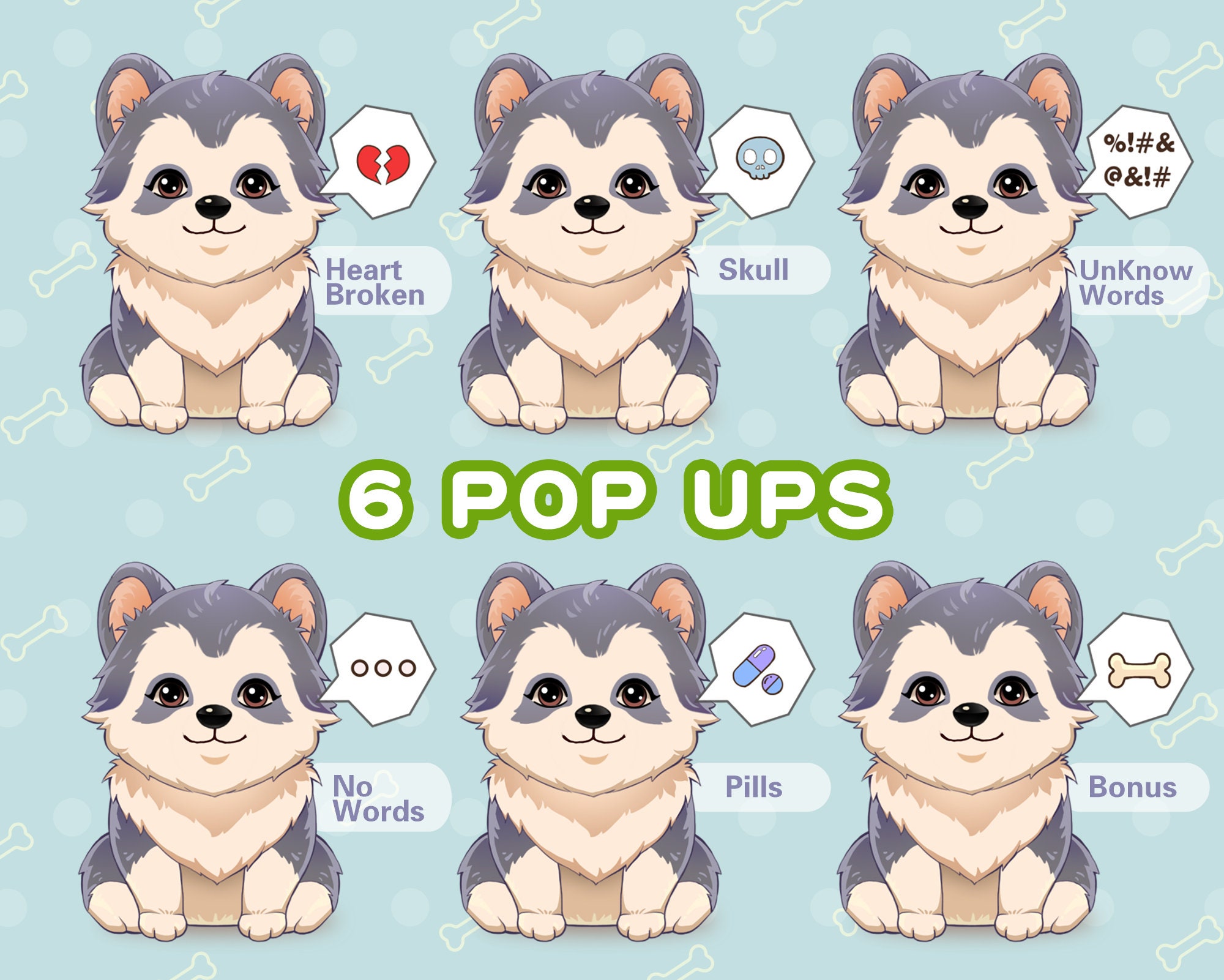 Dog Vtuber -fully Rigged! (style A) - Etsy